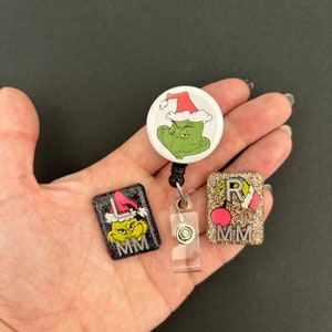 Grinch Xray Markers, Christmas, With 2 or 3 Initials, Holiday ...