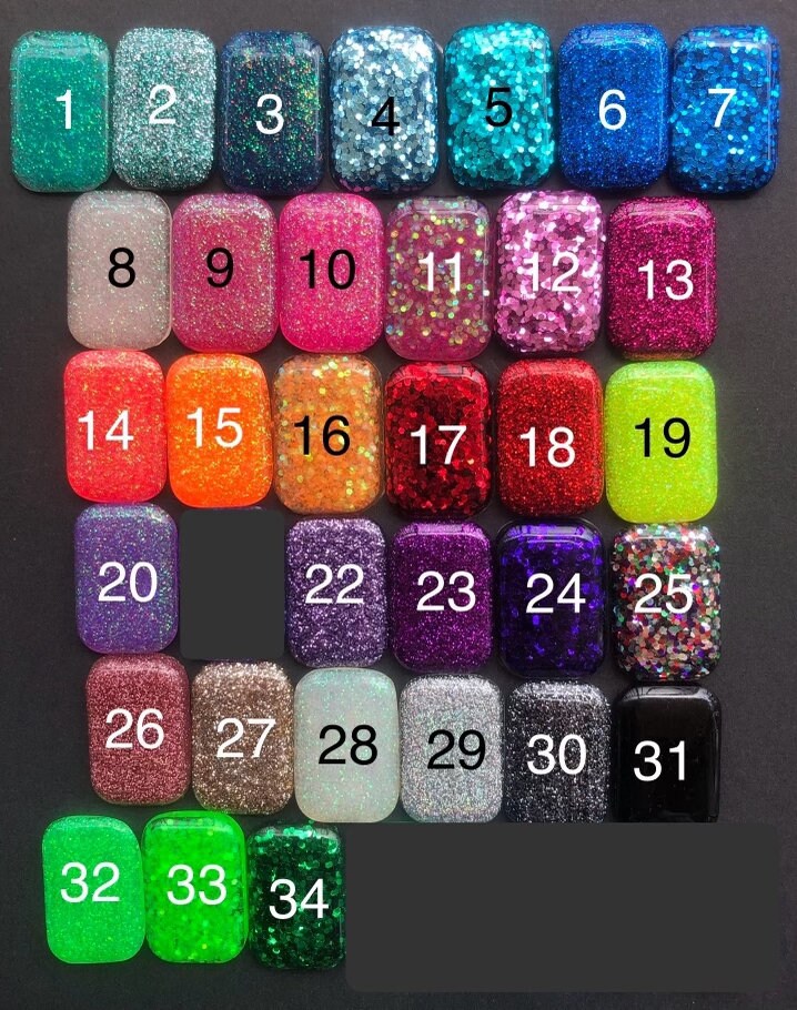 Diamond Ring Xray Markers, With 2 or 3 Initials, Rectangle, Glitter ...