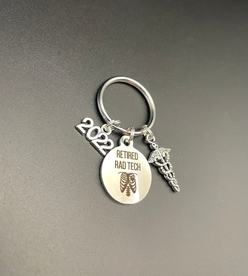 Rad Tech Retirement Gift, 2025, X-ray Tech Keychain, Radiology, Xray ...