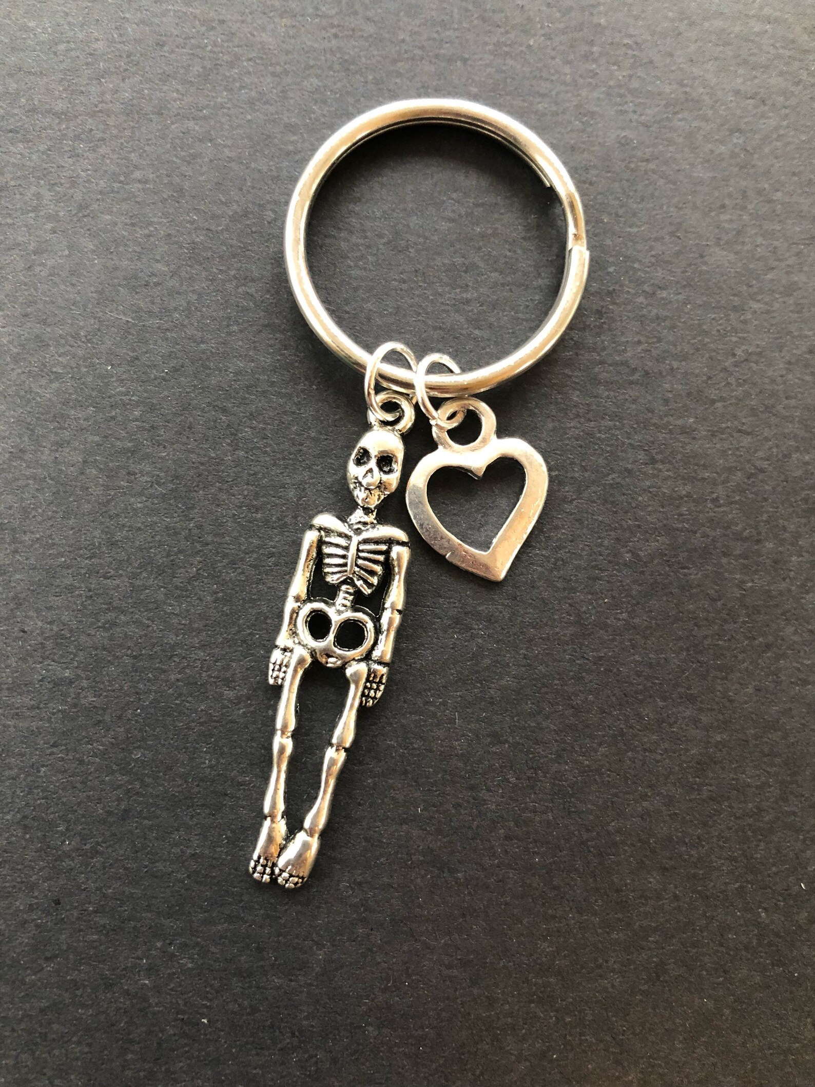 Xray Tech Gift Skeleton Keychain Caduceus Medical Symbol Skull Anatomy ...