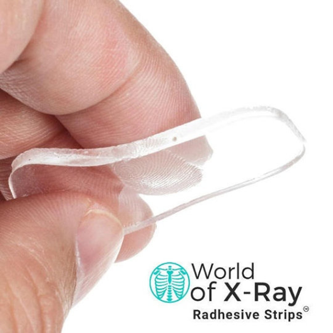 Xray Marker Adhesive, Radhesive, 2 Strips, Reusable, Washable, X-ray ...