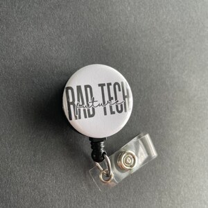 Future Rad Tech Badge Holder, Retractable ID Badge Reel, Radiology ...