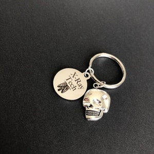 Xray Tech Gift, Xray Tech Keychain, Skull Radiology Graduation Skeleton ...
