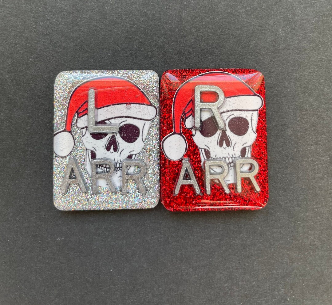 Skull & Santa Hat Xray Markers, With 2 or 3 Initials, Christmas Xray ...