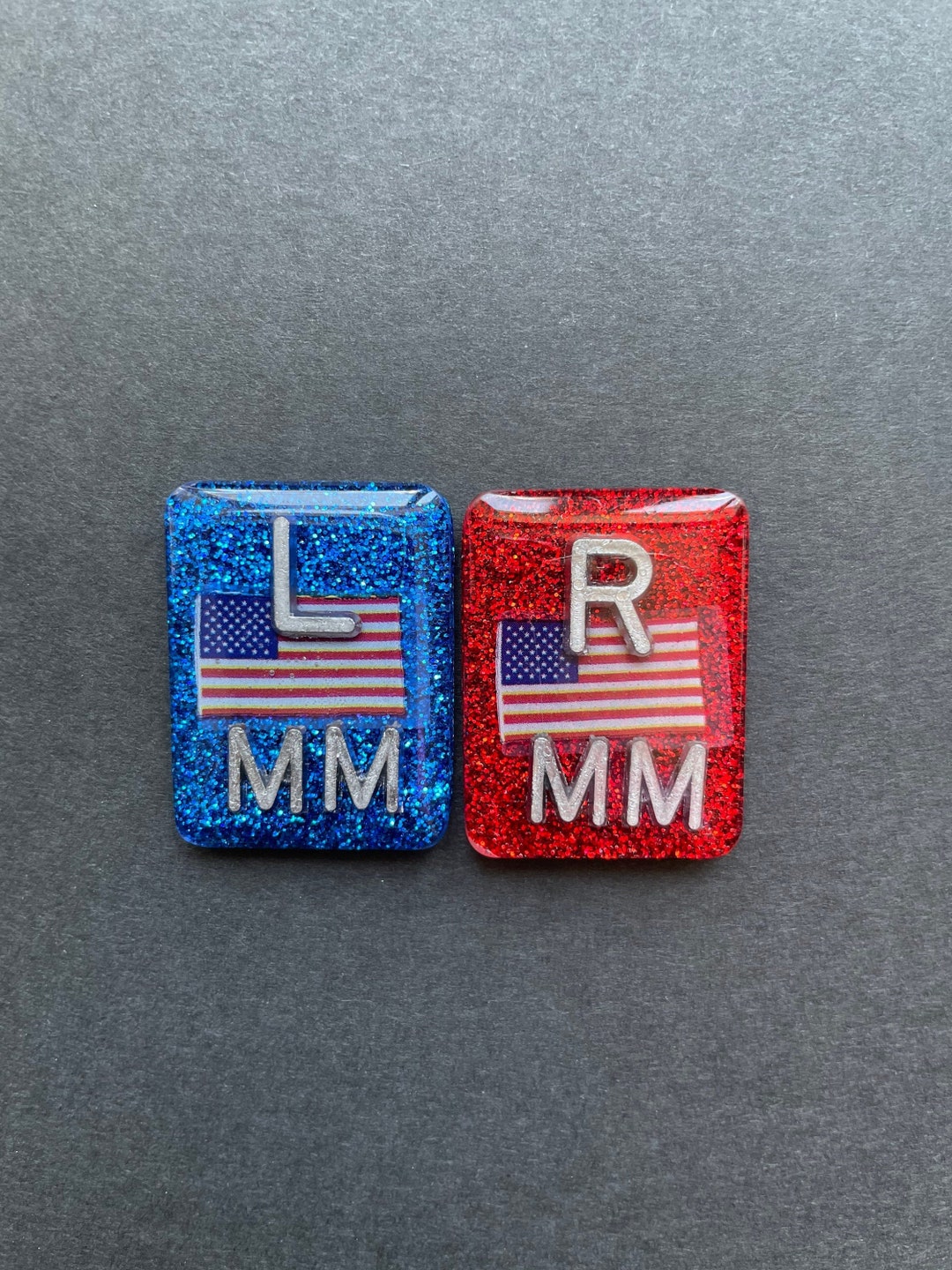 American Flag Xray Markers, Rectangle, Red White and Blue, Patriotic ...