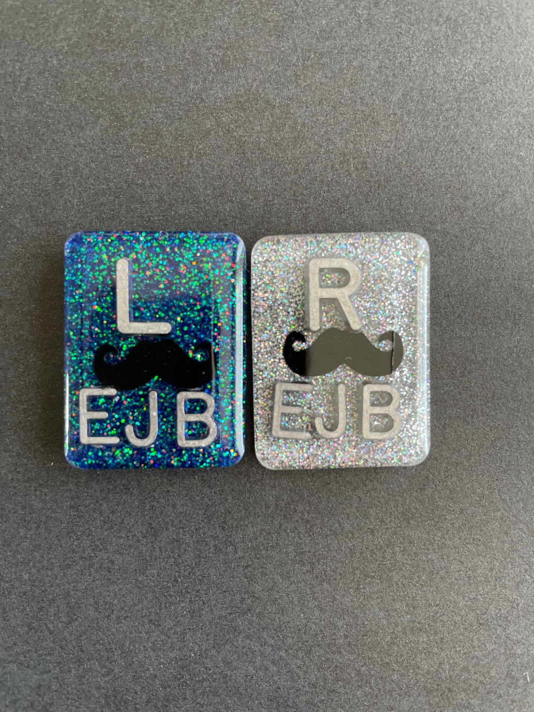 Mustache Xray Markers With 2 or 3 Initials Rectangle Funny - Etsy