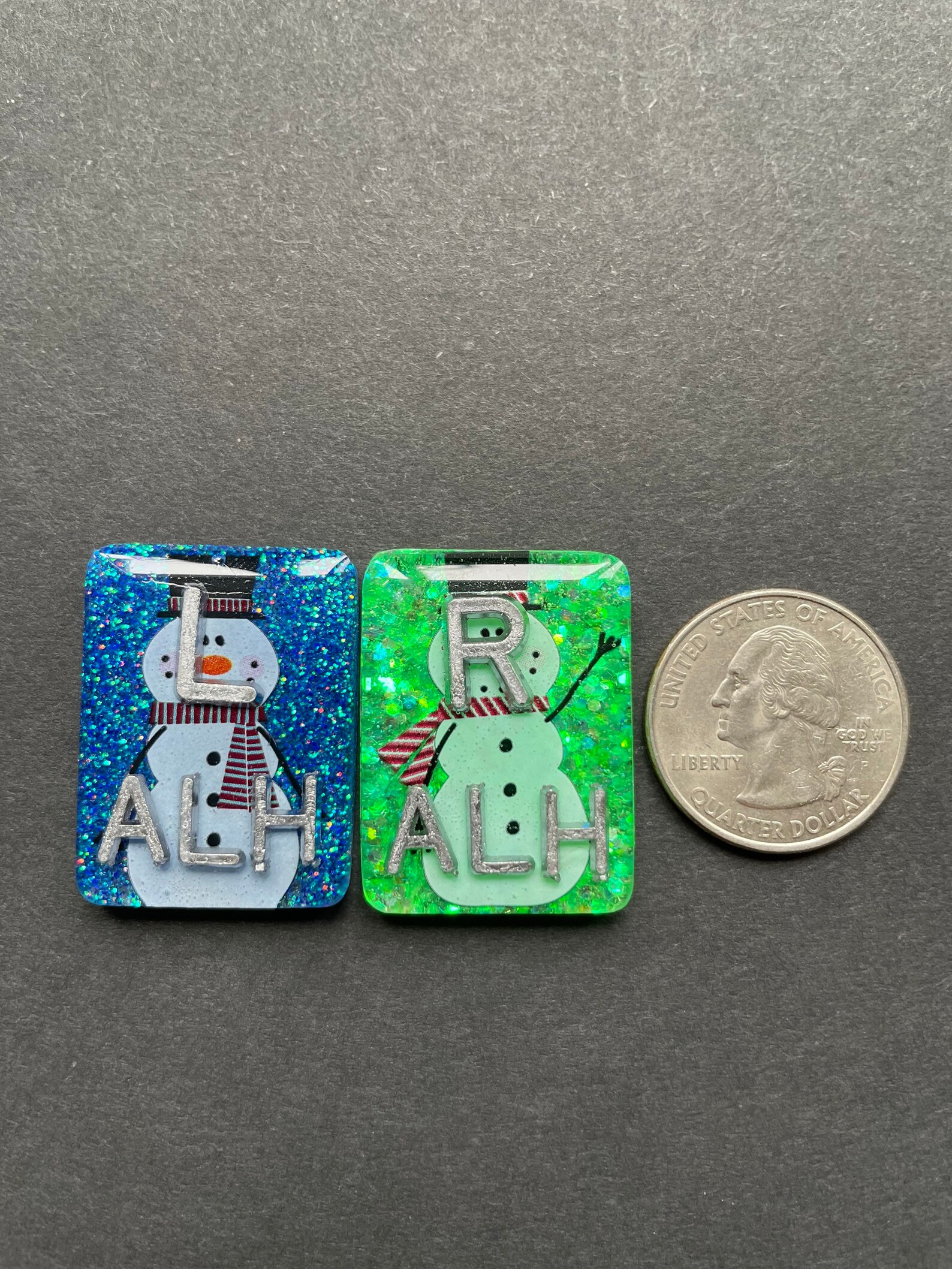 Snowman Xray Markers With 2 or 3 Initials Rectangle - Etsy