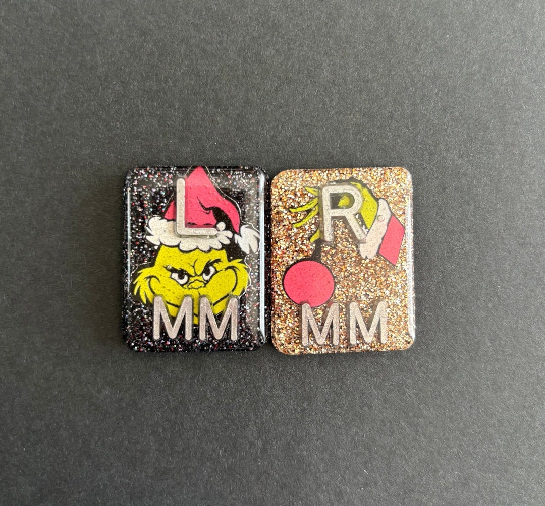 Grinch Xray Markers, Christmas, With 2 or 3 Initials, Holiday ...