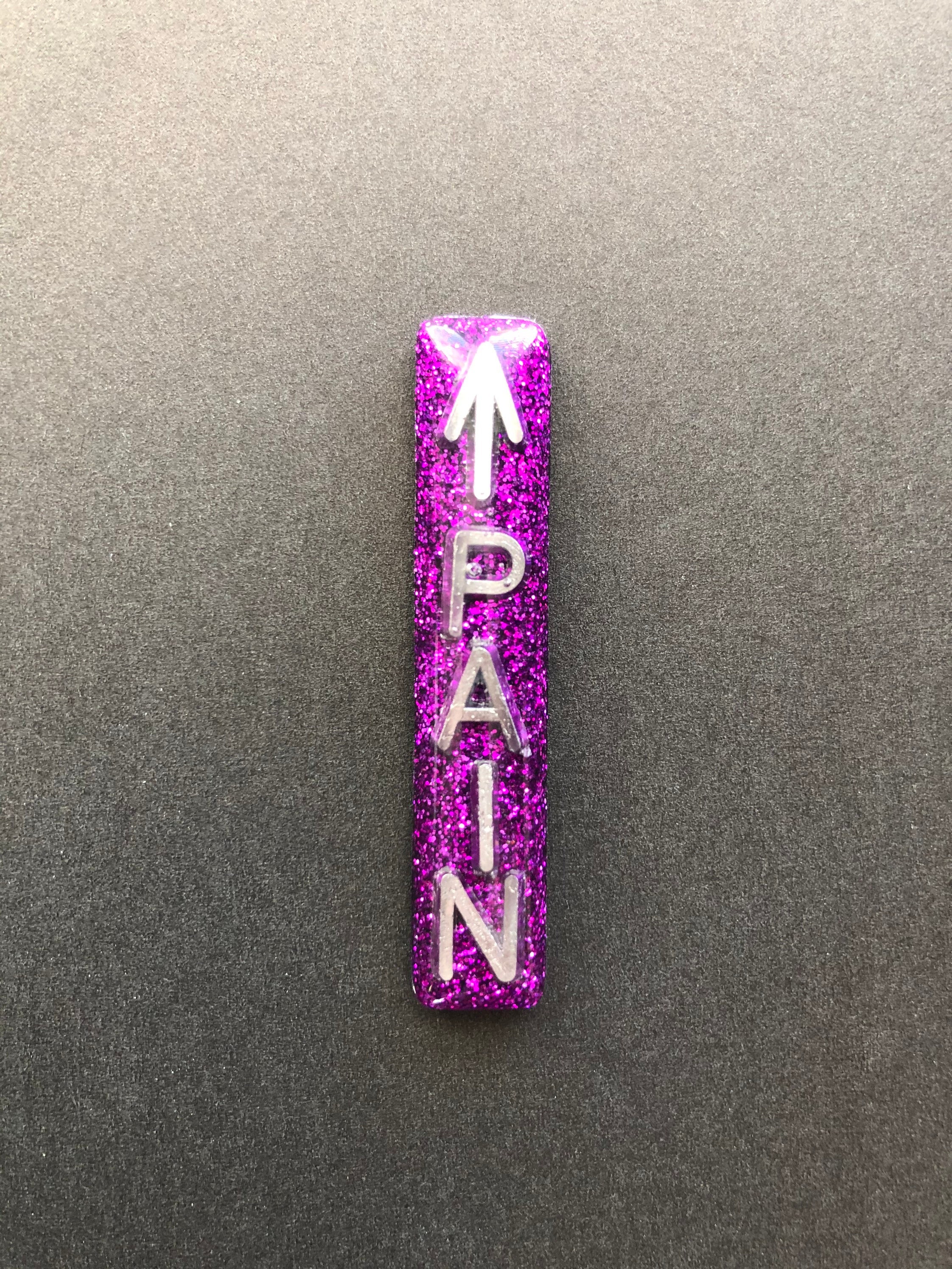 Pain Indicator X-ray Marker Arrow Glitter Skinny Rectangle | Etsy