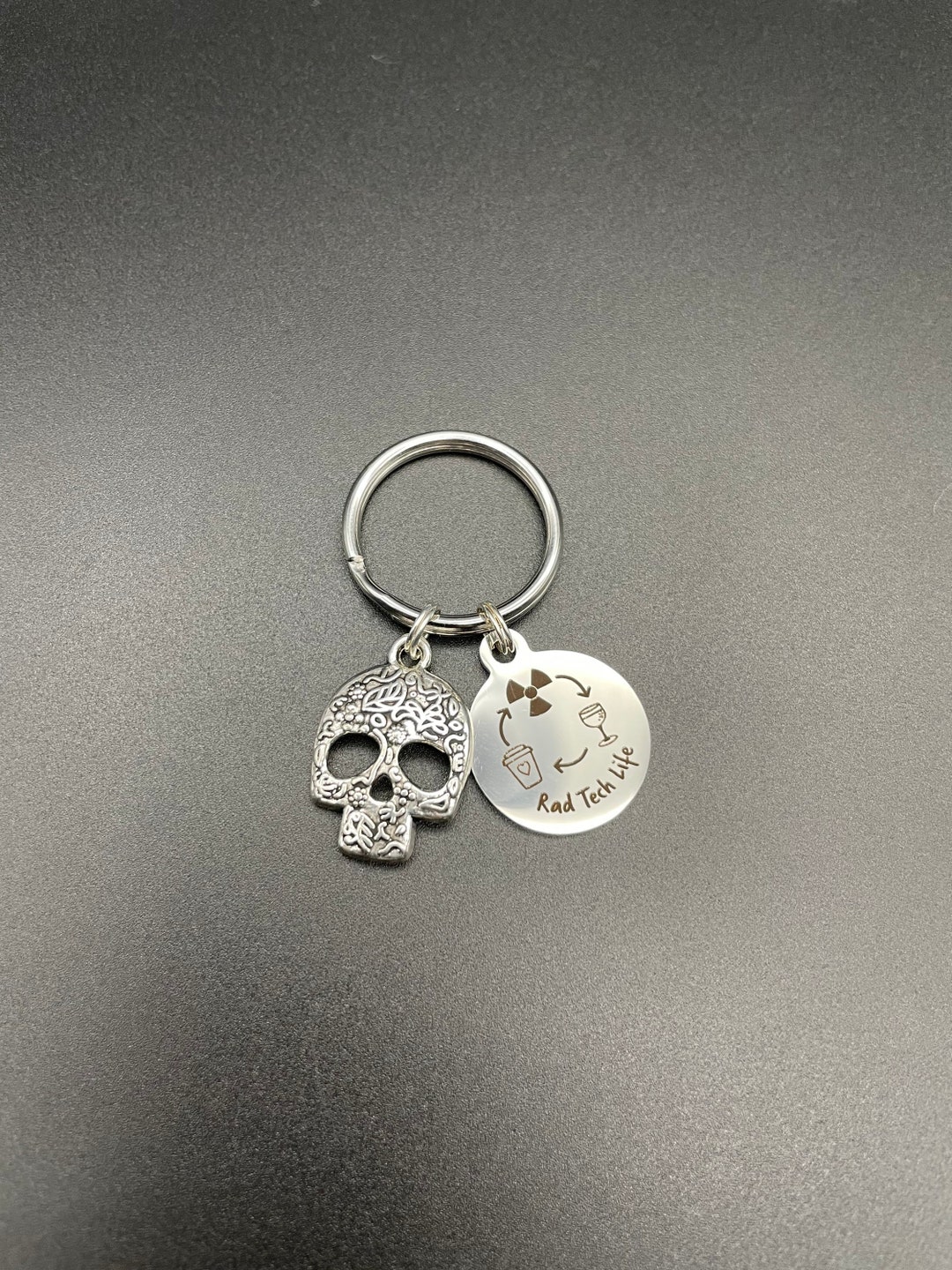 Rad Tech Life Keychain, Radiology, Graduation, Skeleton, Xray Tech ...