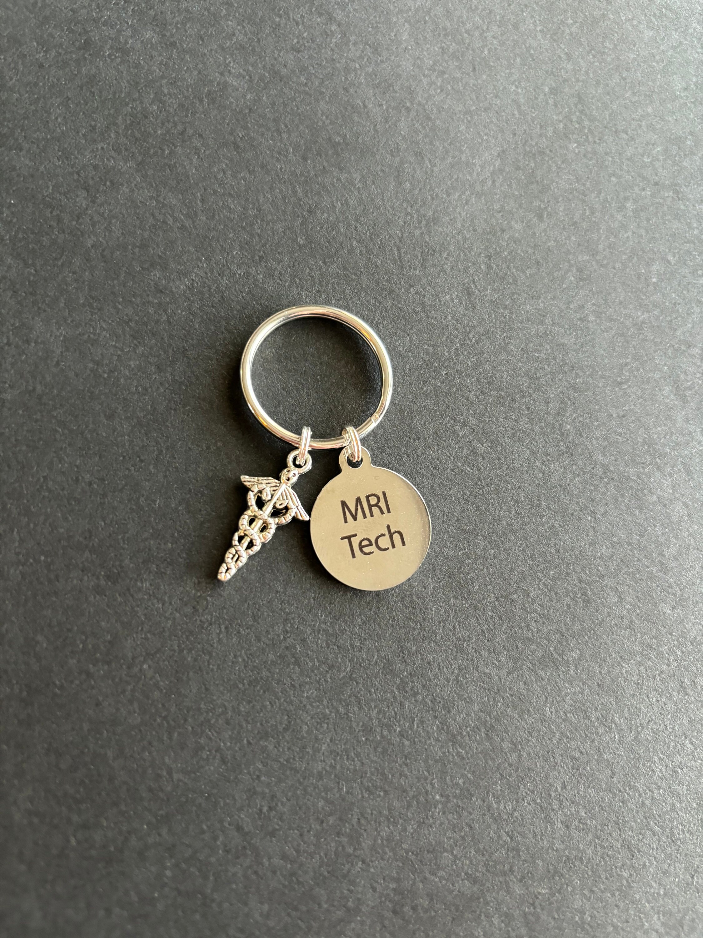 MRI Tech Keychain, Radiology, Graduation, Skeleton, Caduceus, Gift, Rad ...