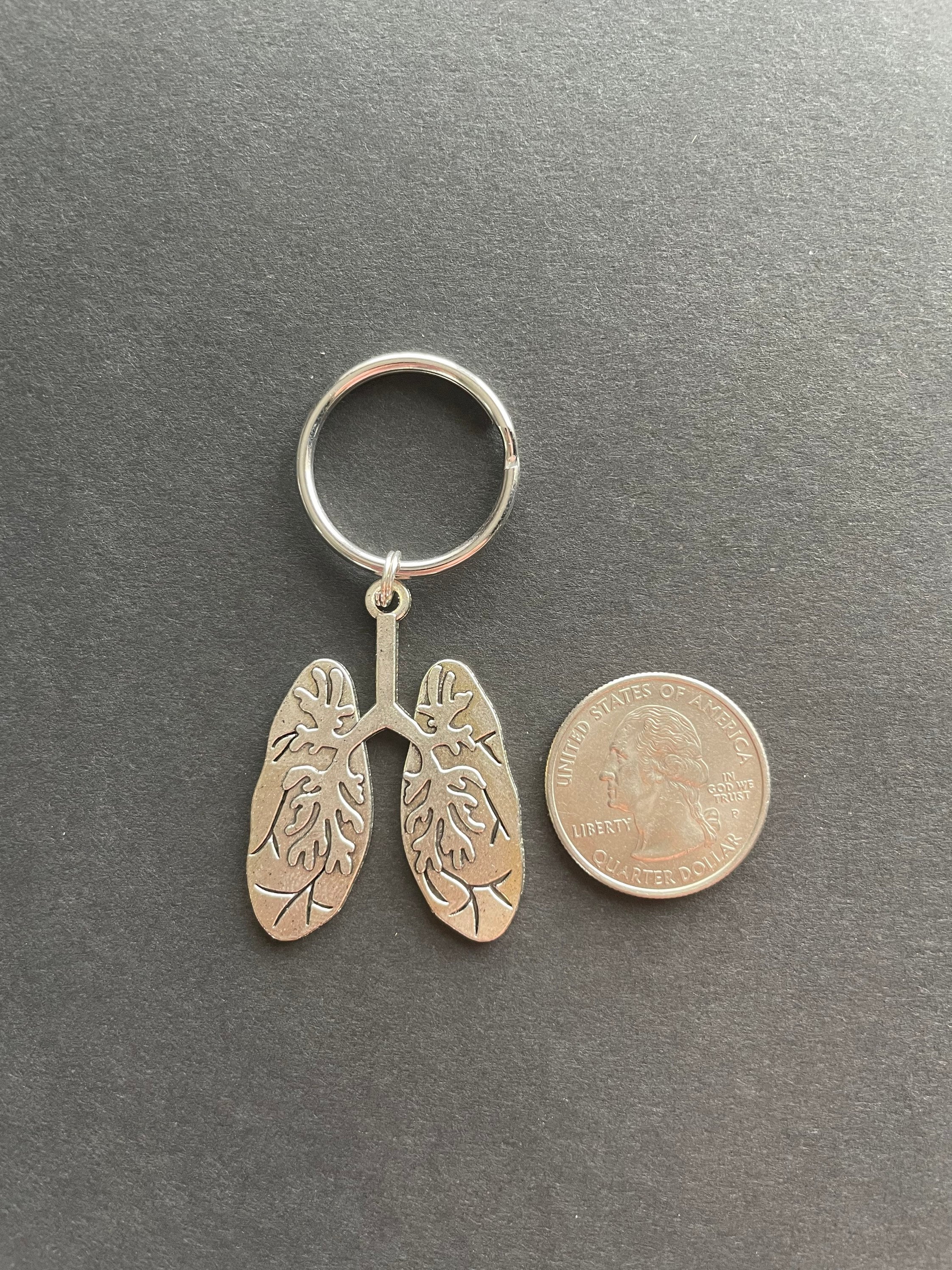 Lungs Keychain, Medical, Gift, Anatomy, Thorax, Pulmonary ...