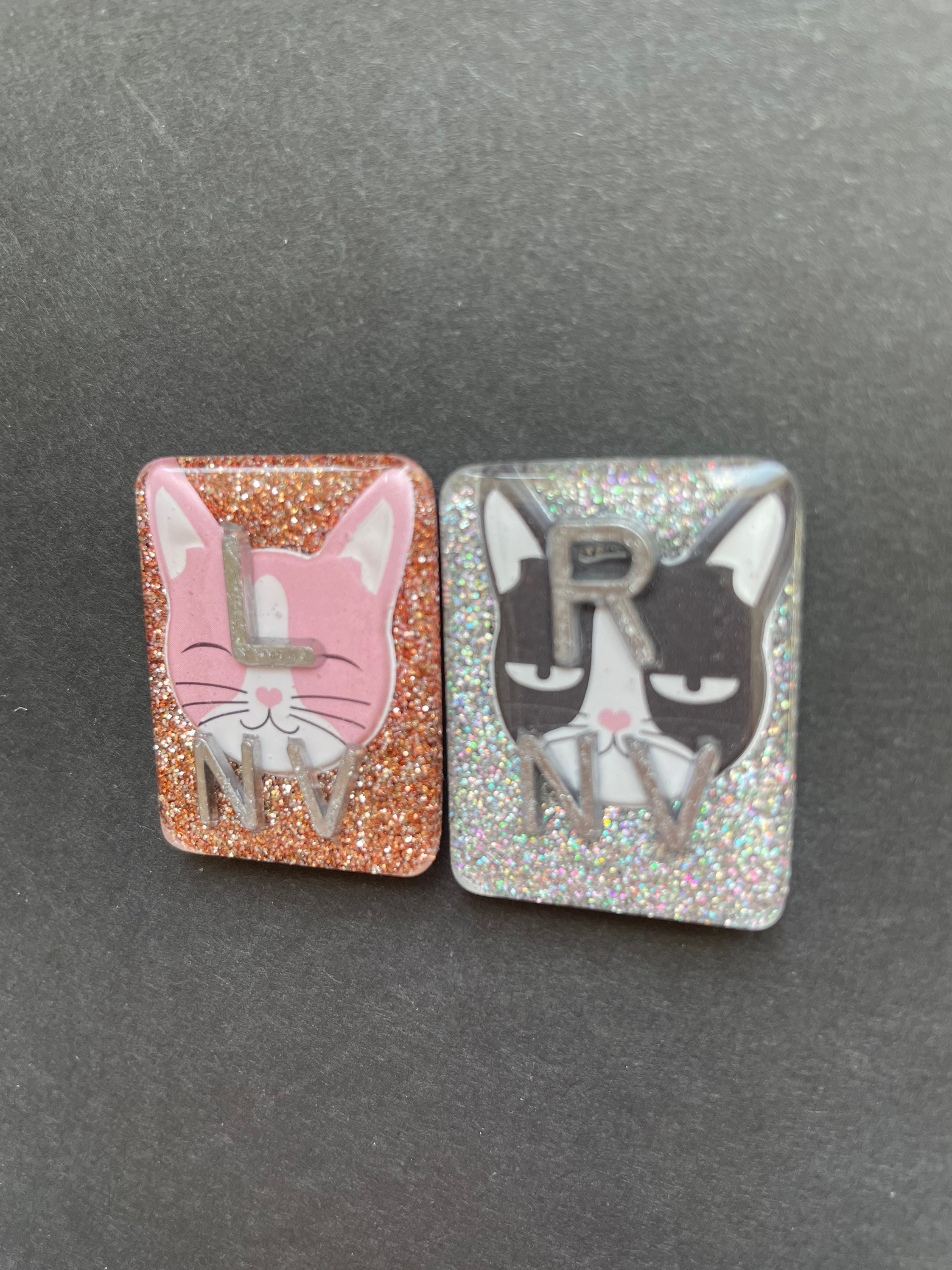 Sassy Cat Xray Markers Rectangle Glitter Cat X-ray Markers - Etsy