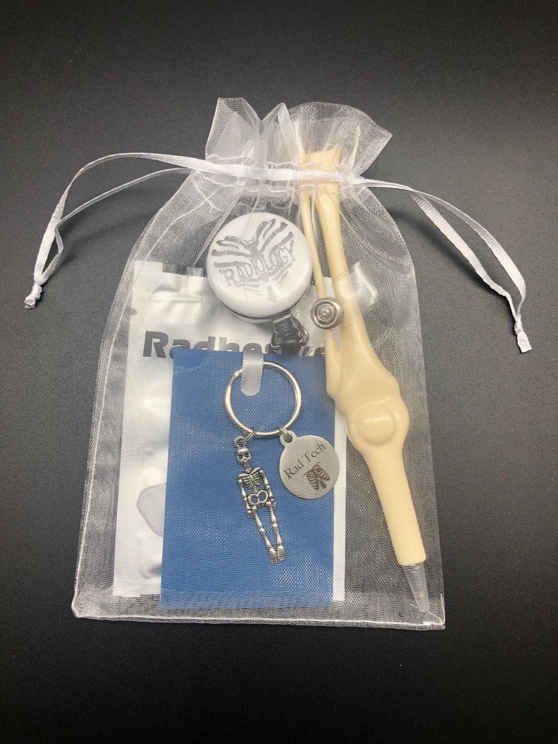 Radiology Technologist Gift Bundle, Rad Tech and Skeleton Keychain ...
