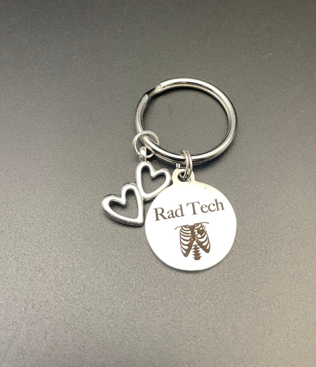 Rad Tech Keychain, Radiology, Graduation, Xray Tech, Gift, Hearts - Etsy