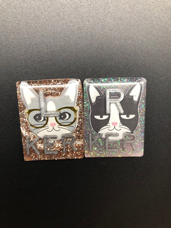 Sassy Cat Xray Markers Rectangle Glitter Cat X-ray Markers | Etsy