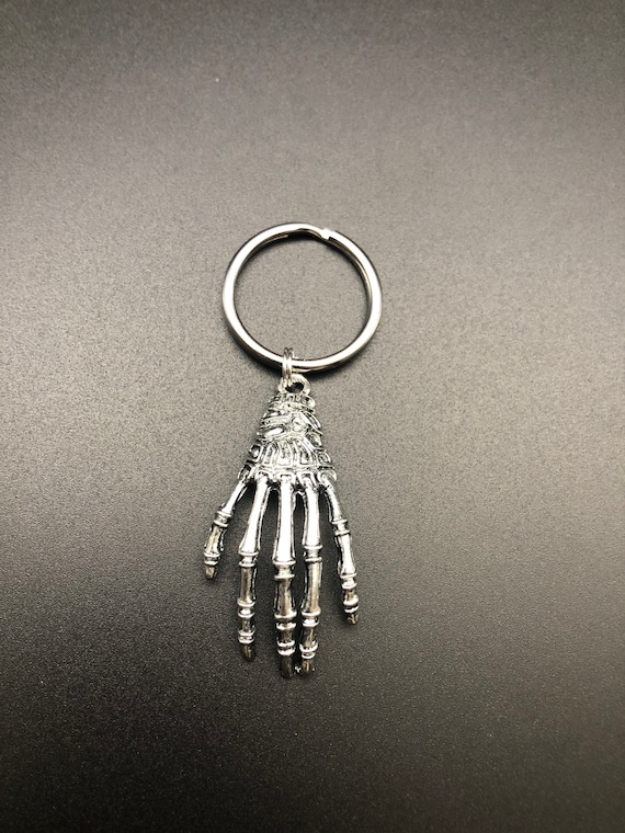 Skeleton Hand Keychain Xray Tech Bones Wrist | Etsy