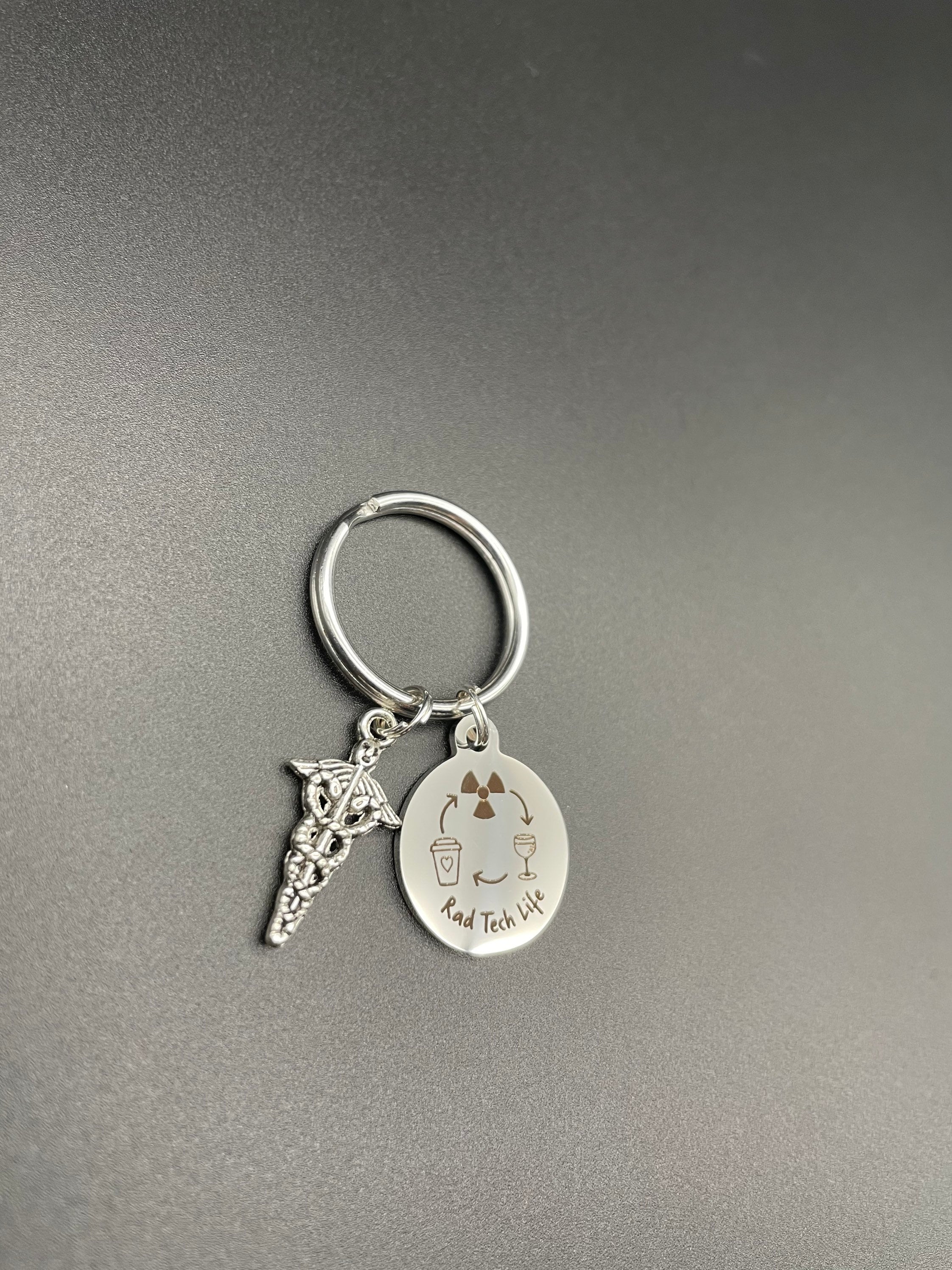 Rad Tech Life Keychain, Radiology, Graduation, Skeleton, Xray Tech ...