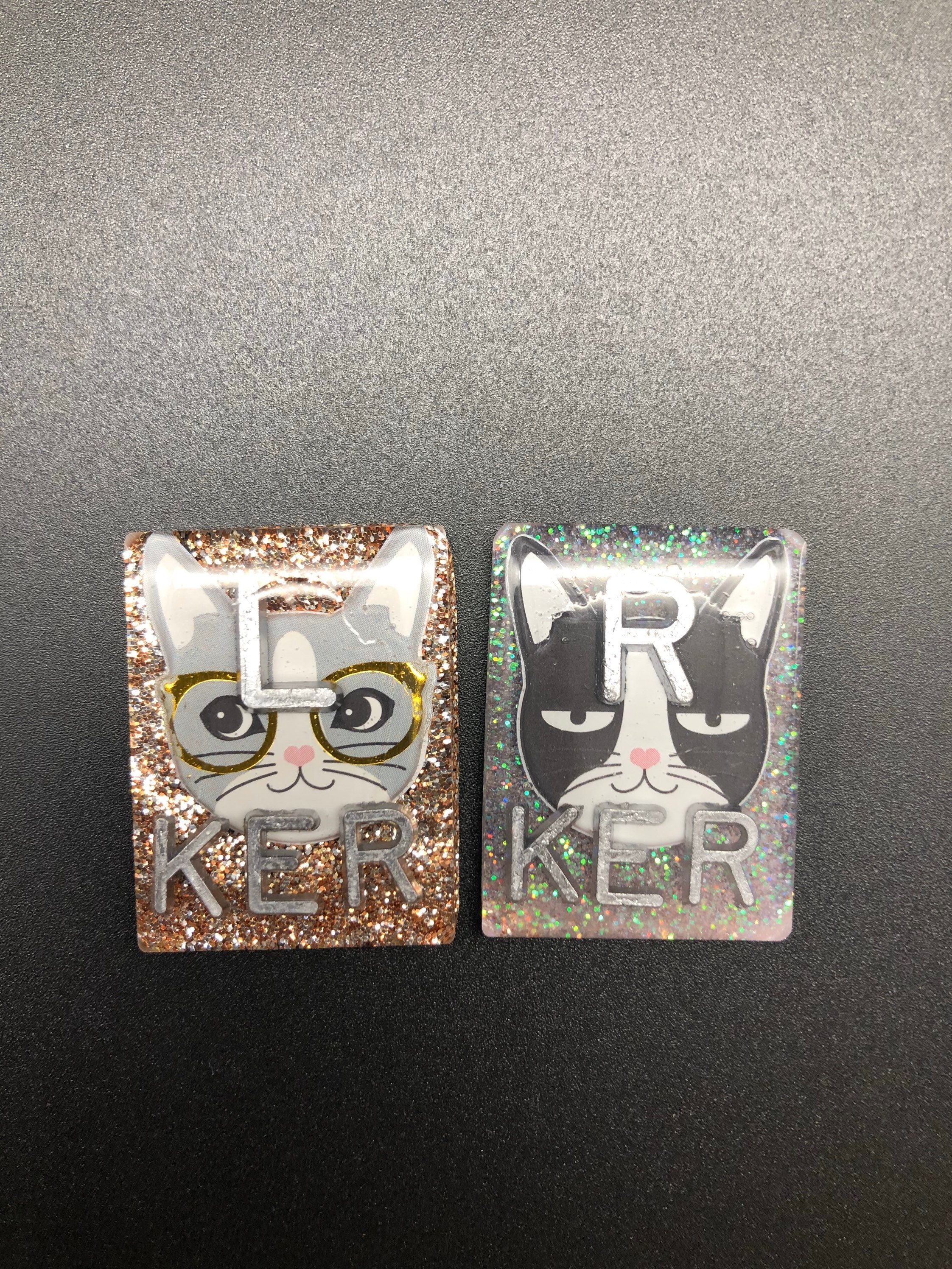 Sassy Cat Xray Markers Rectangle Glitter Cat X-ray Markers | Etsy