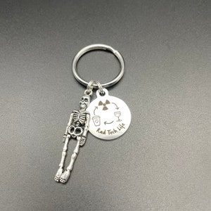 Rad Tech Life Keychain, Radiology, Graduation, Skeleton, Xray Tech ...