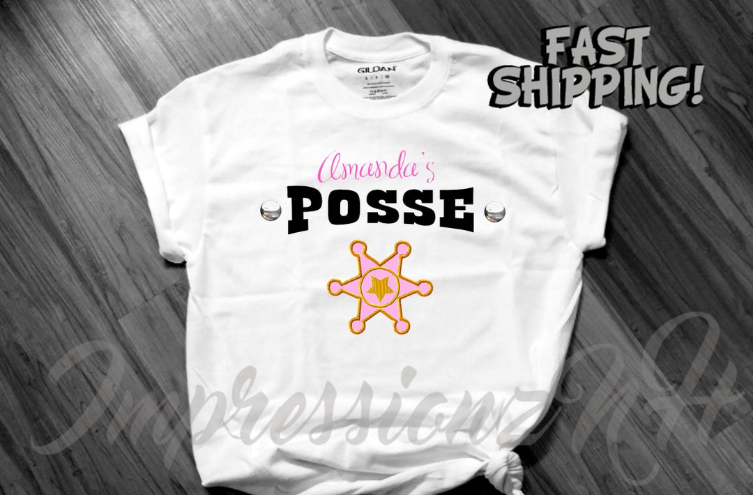 Western Themed Wedding - Posse Shirts - Bridal Party Shirts ...
