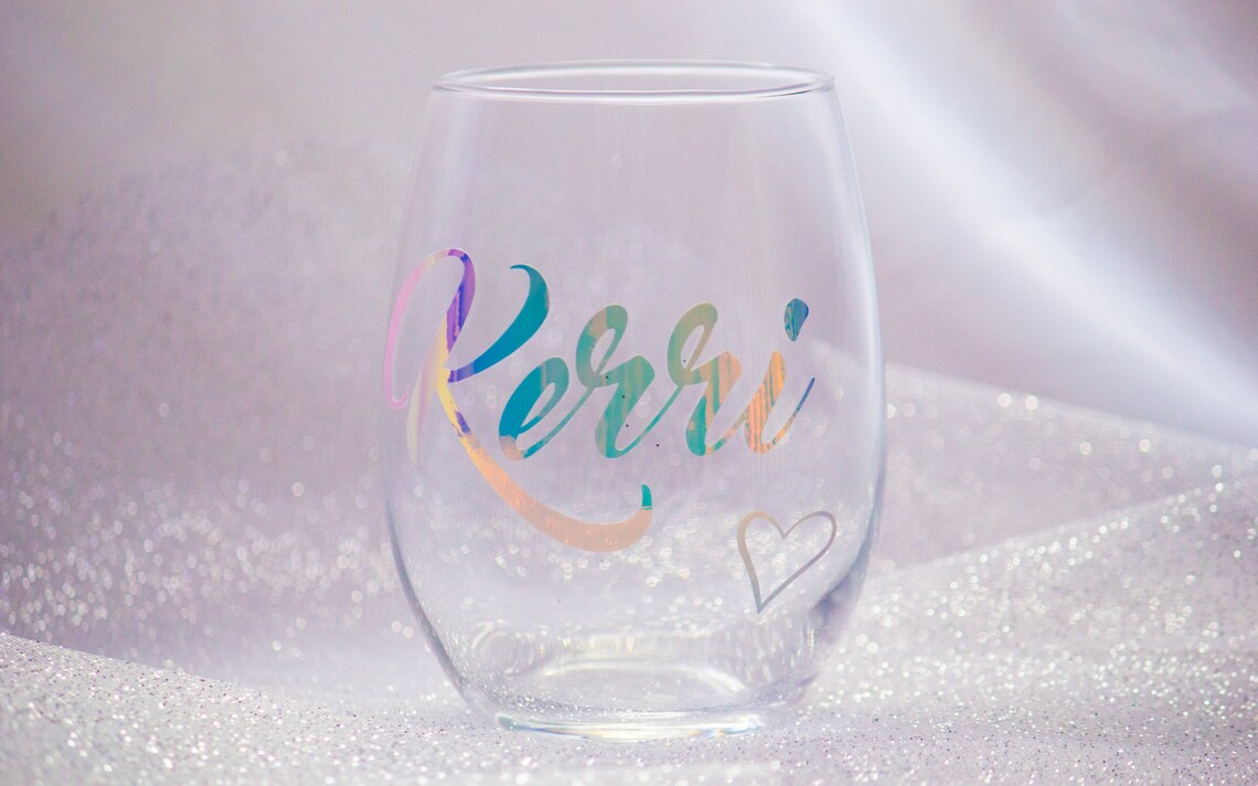Custom Wine Glass Personalized Stemless Wine Glass - Etsy
