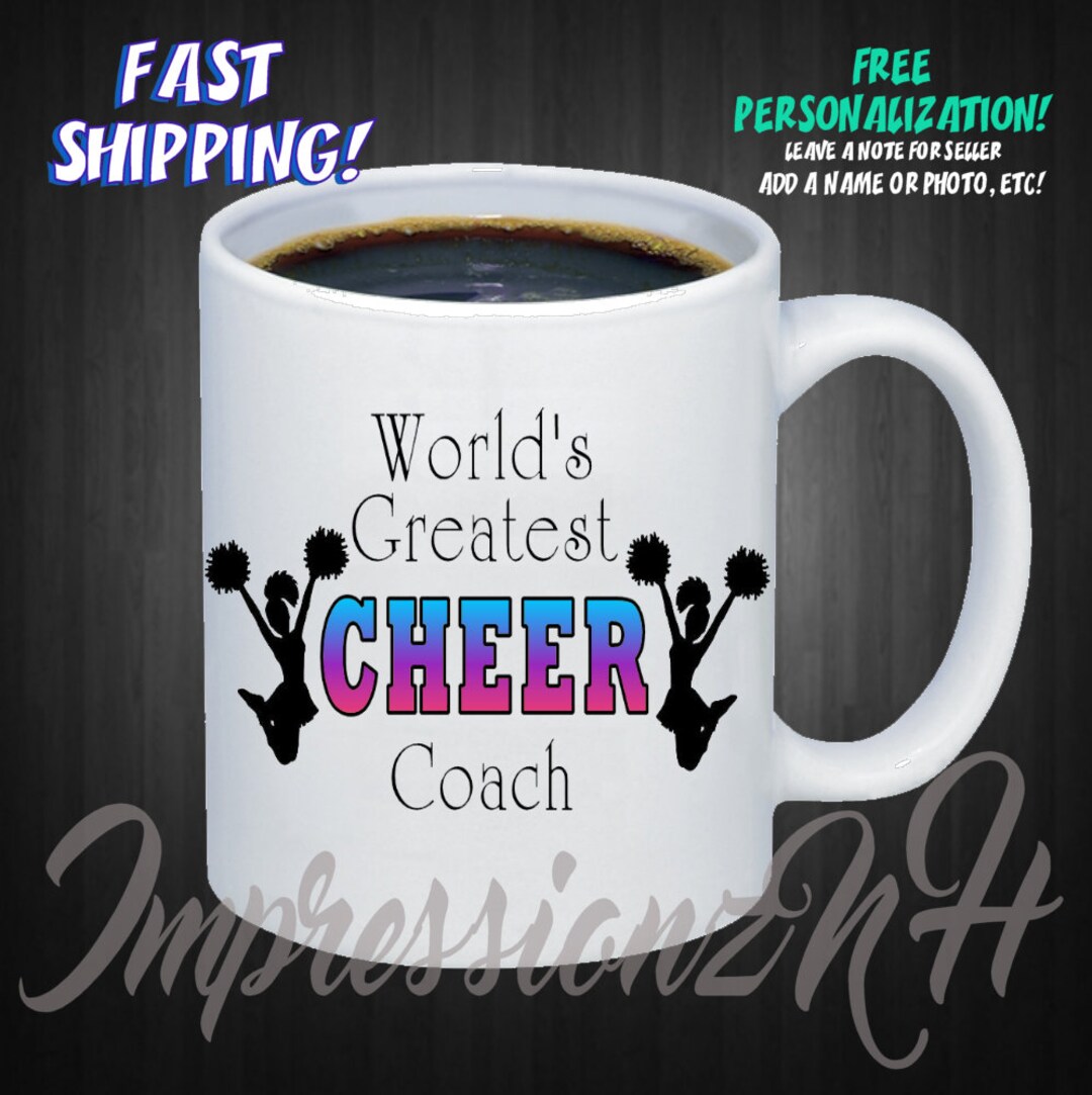 Cheerleading Coach Mug- Cheerleading Gift - Cheer - Cheerleading ...