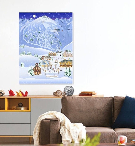 Blackcomb Whistler B.C. Poster - Etsy