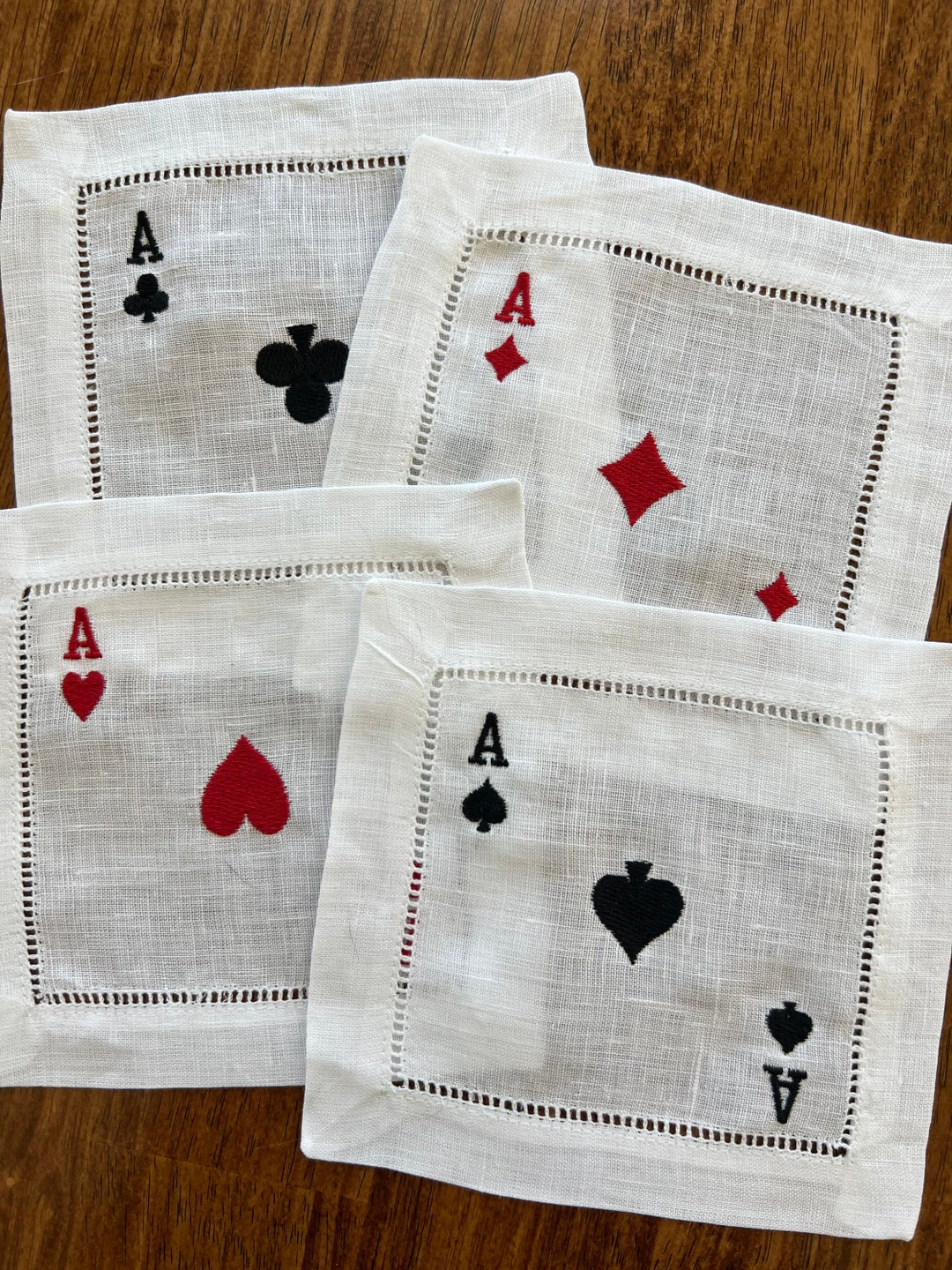Playing Card Cocktail Napkins - Etsy