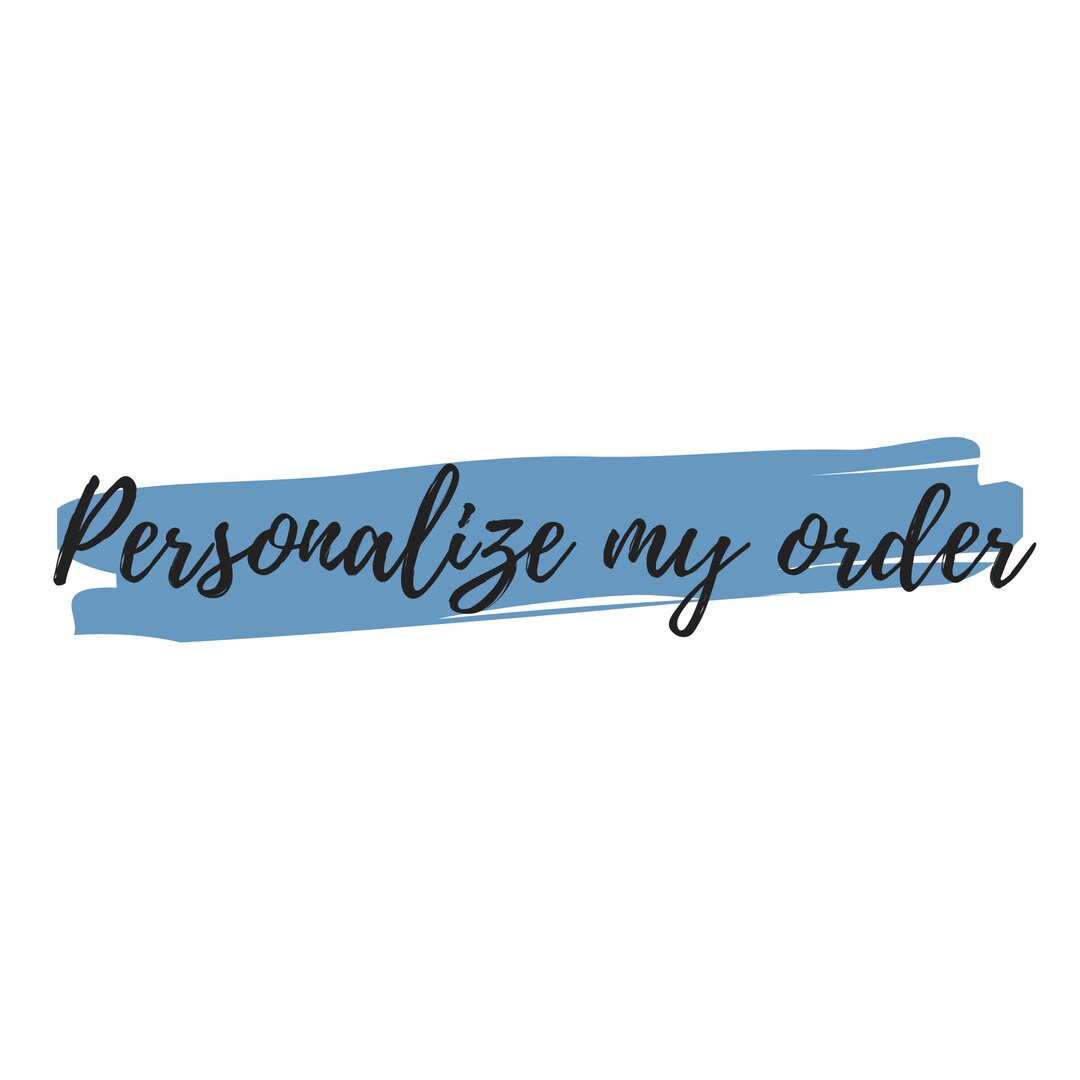 Personalize My Order - Etsy