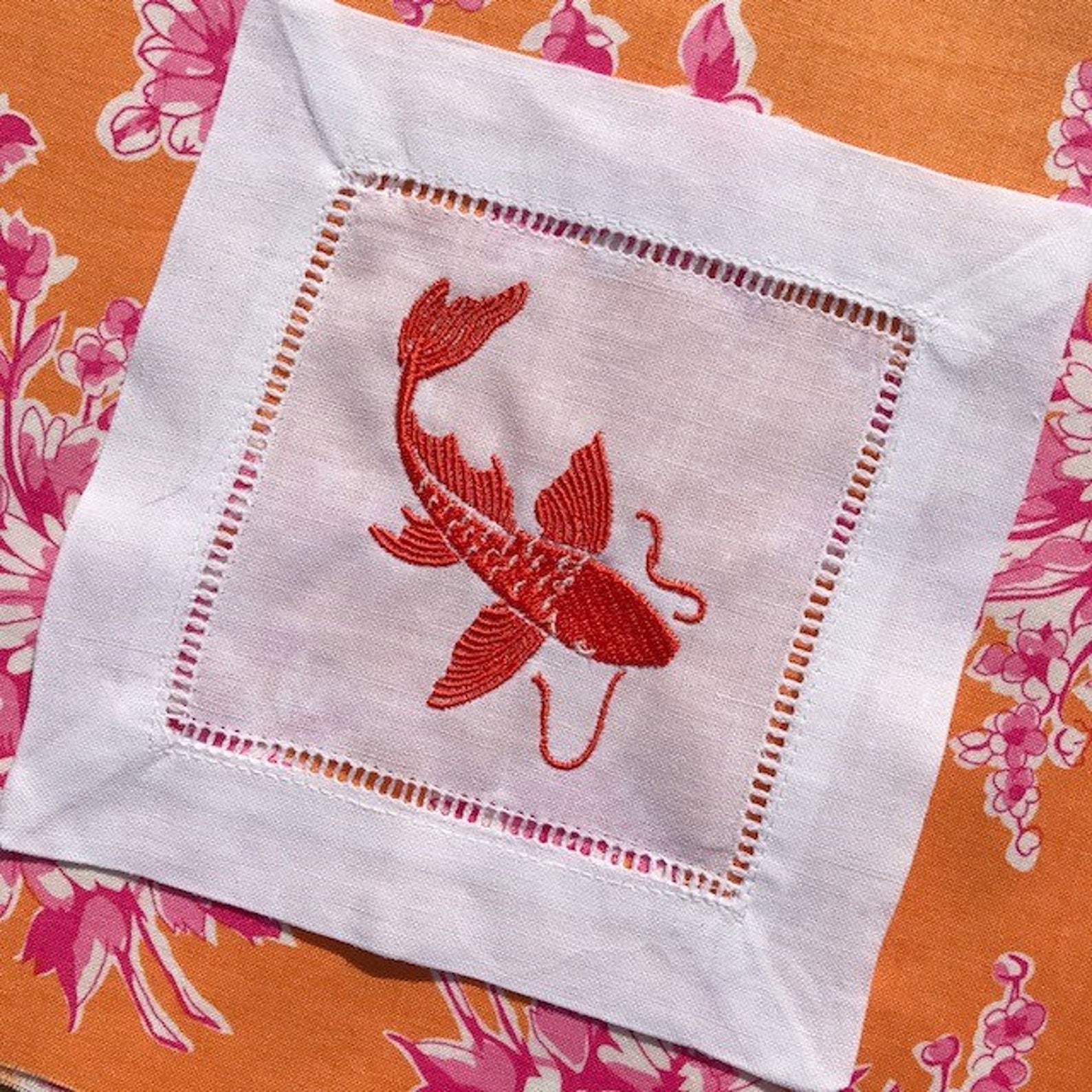 Being Koi Cocktail Napkins - Etsy