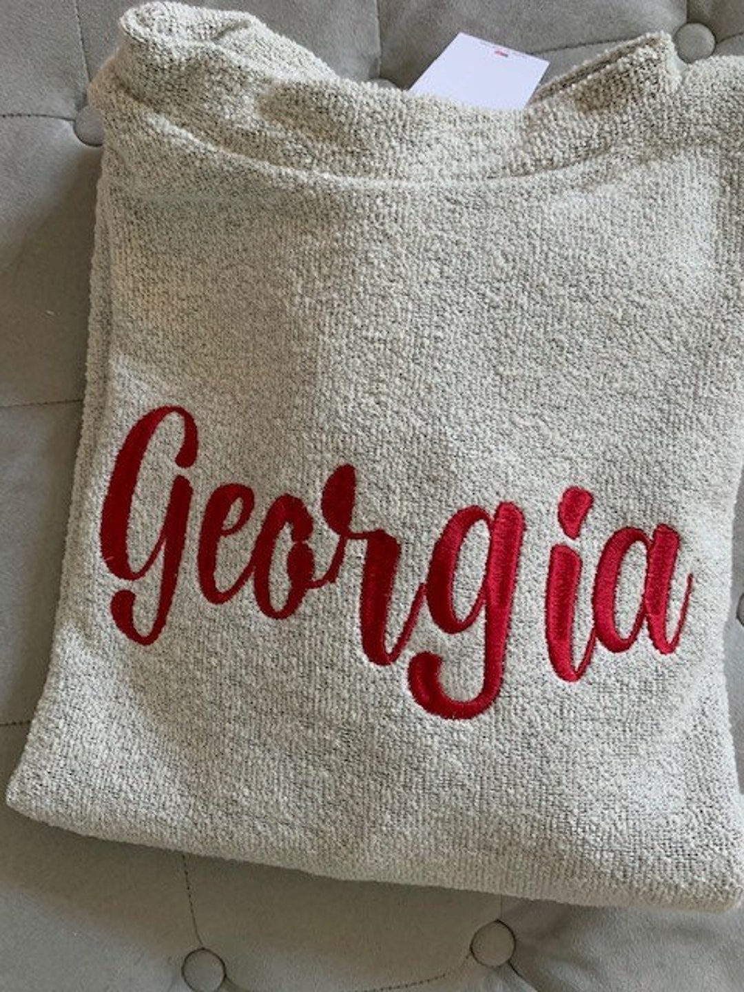 Georgia Embroidered Woolly Threads Pullover - Etsy