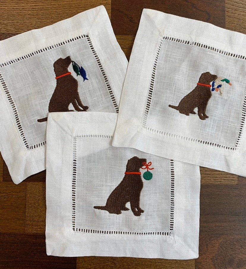 Holiday Labs Cocktail Napkin Set - Etsy