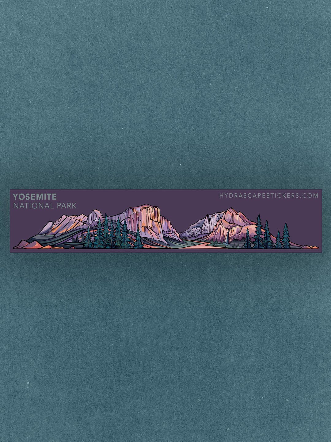 Yosemite National Park Miniscape Sticker - Etsy