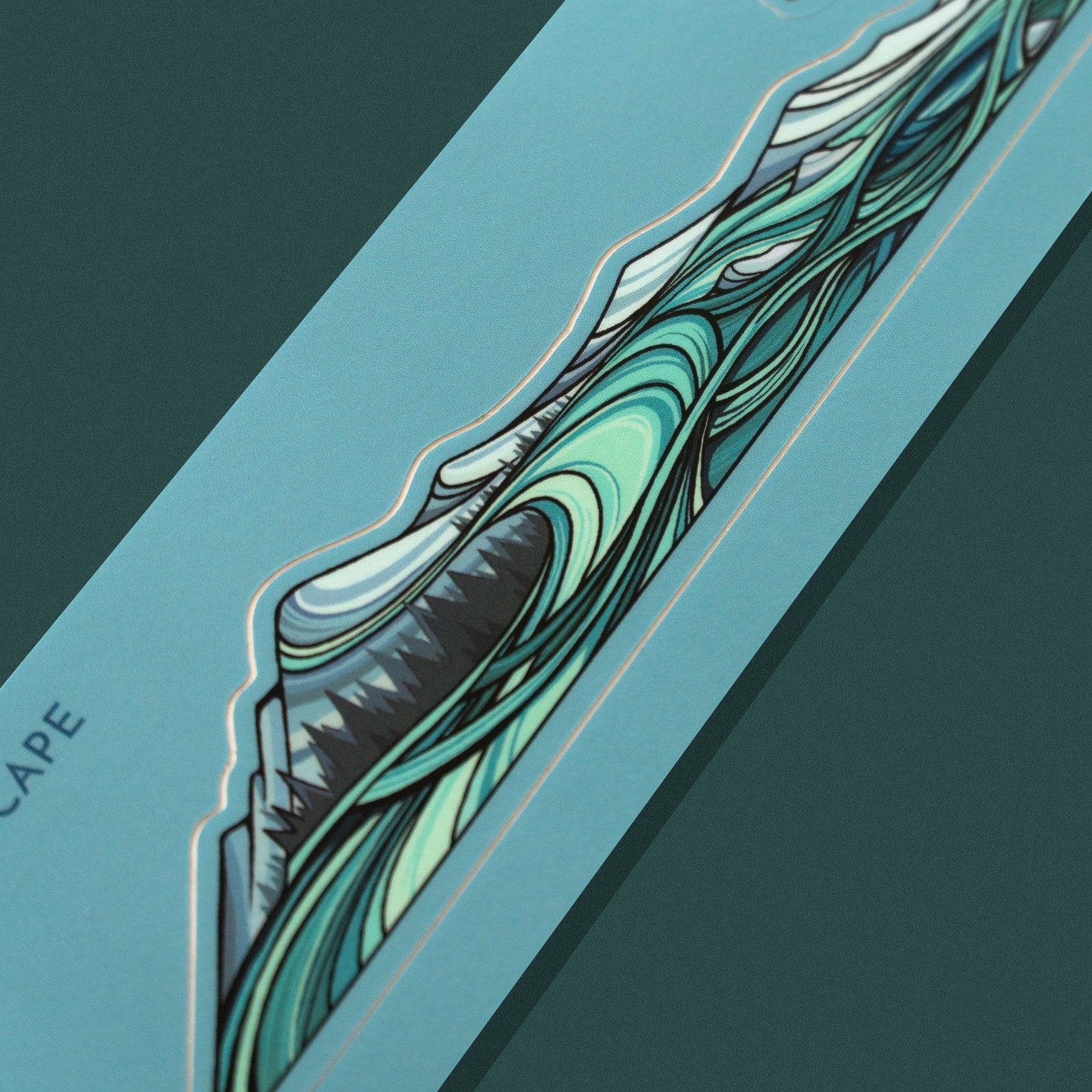 Riverscape Miniscape Sticker - Etsy