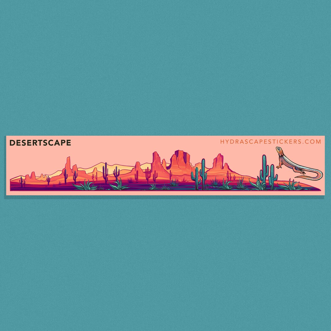 Desertscape Miniscape Sticker - Etsy