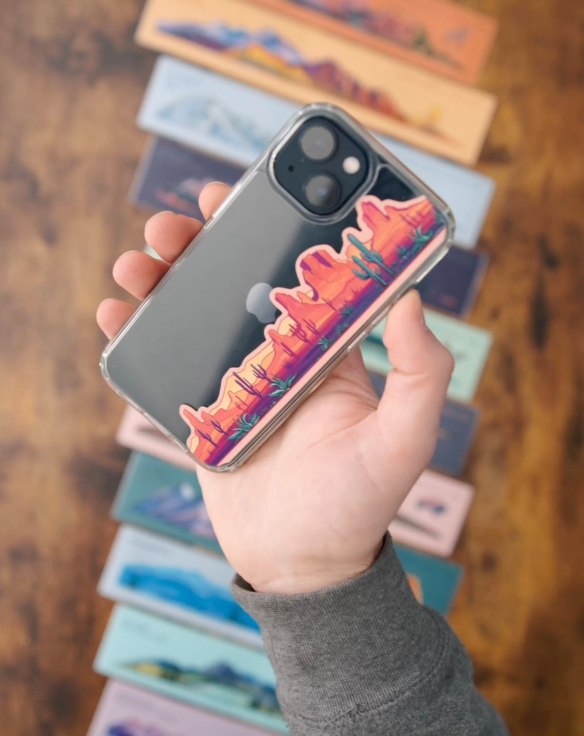 Riverscape Miniscape Sticker - Etsy