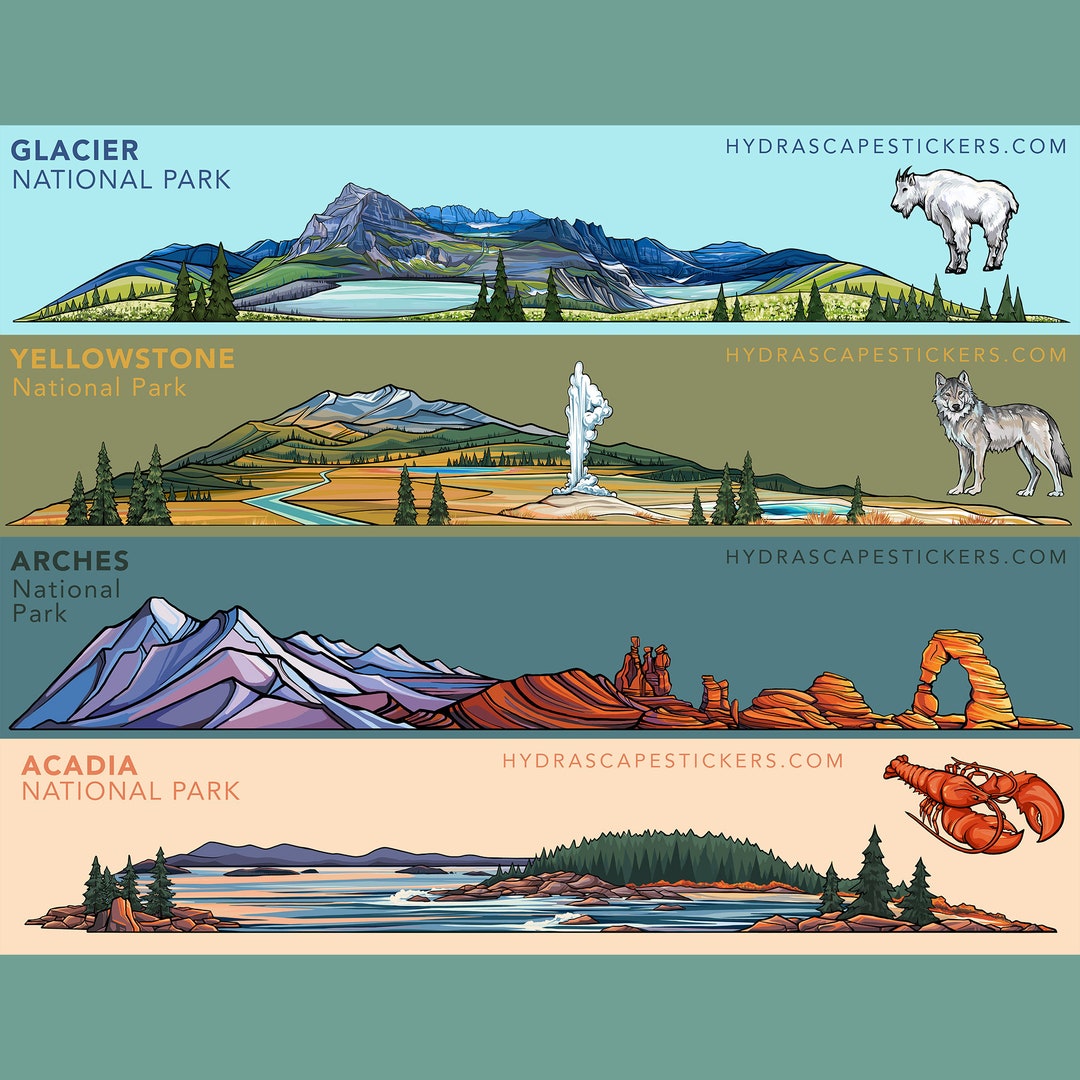 Miniscape Sticker Pack - Etsy