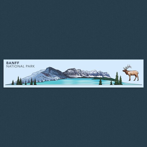 Banff National Park Infinity Sticker - Etsy