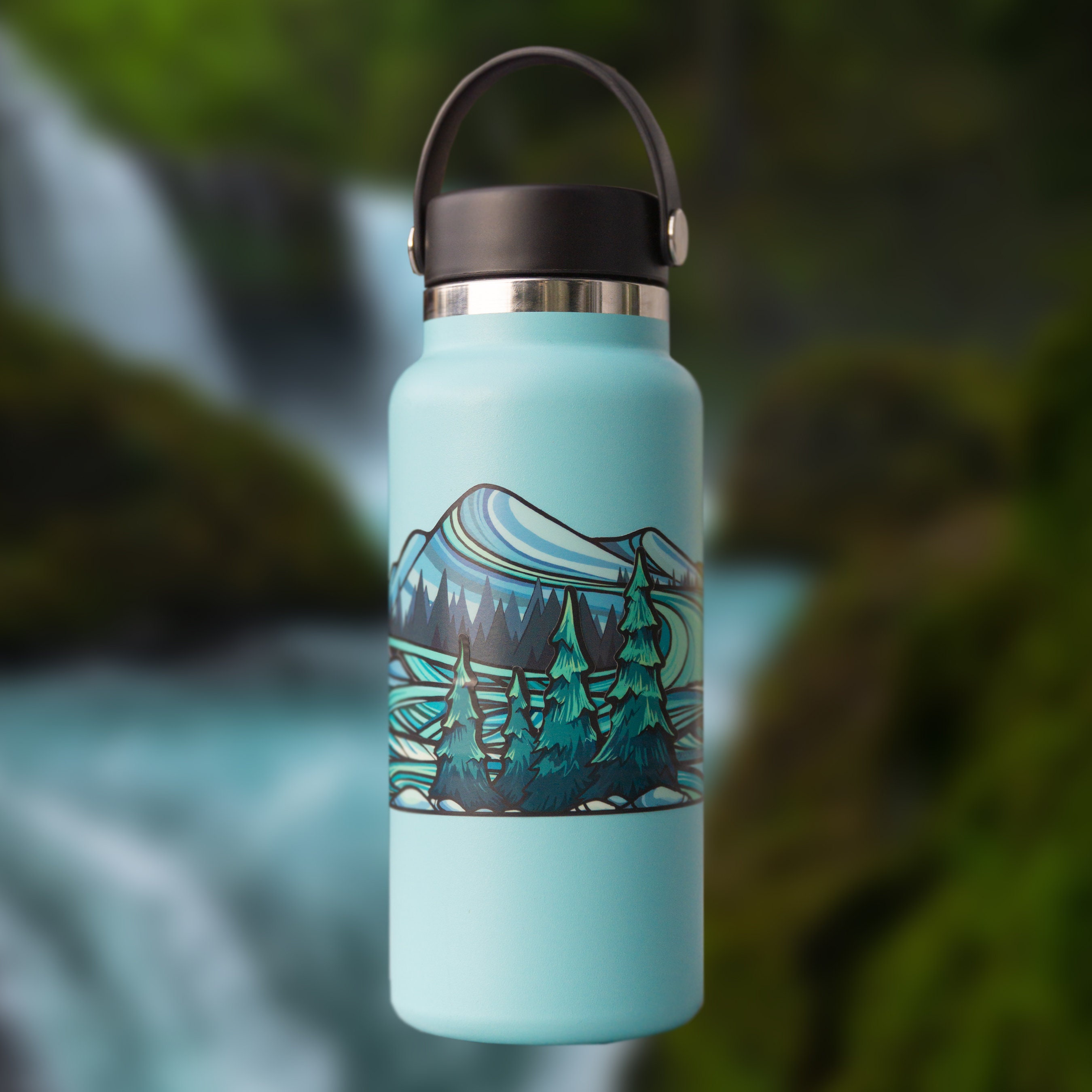 Riverscape Infinity Sticker | Etsy