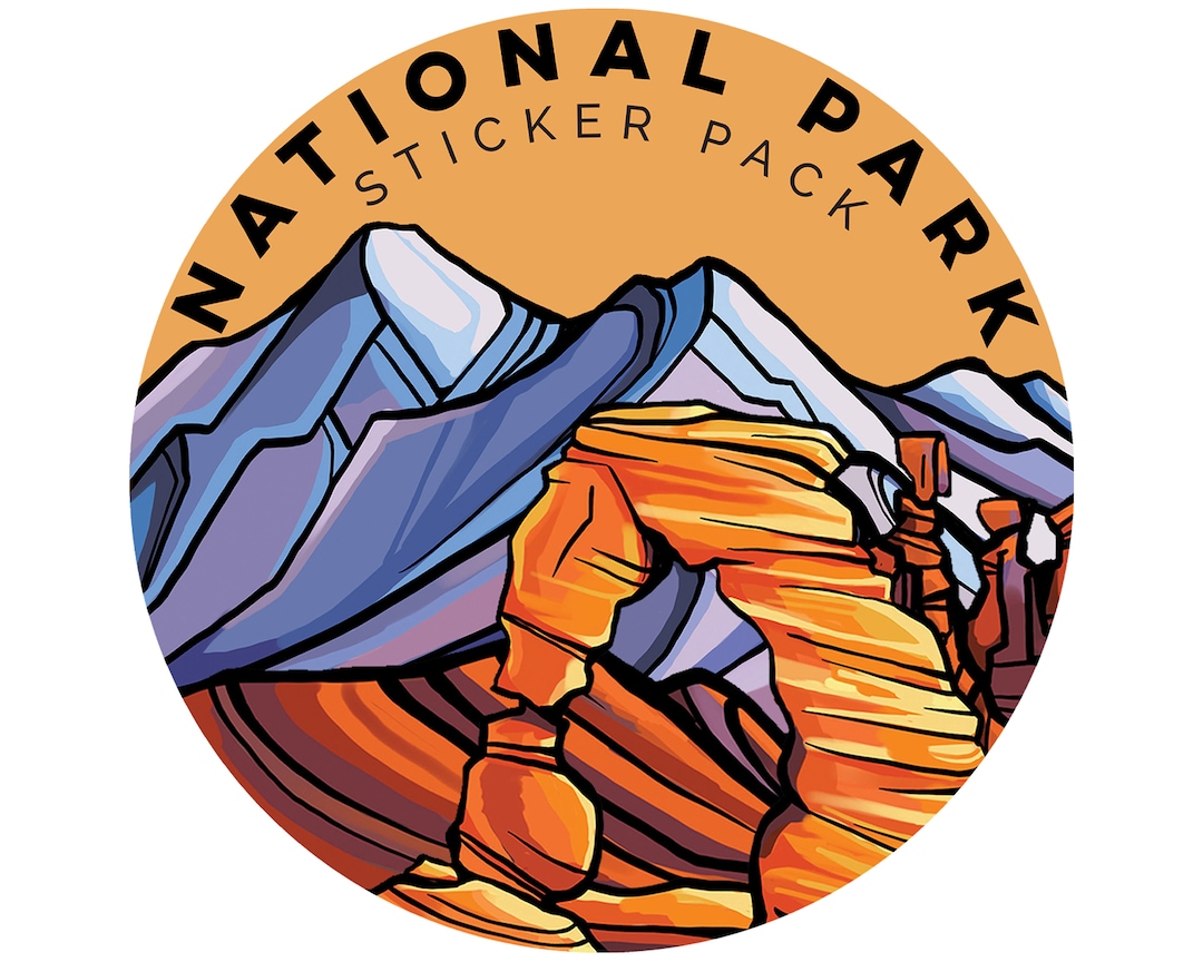 National Parks Sticker Pack - Etsy