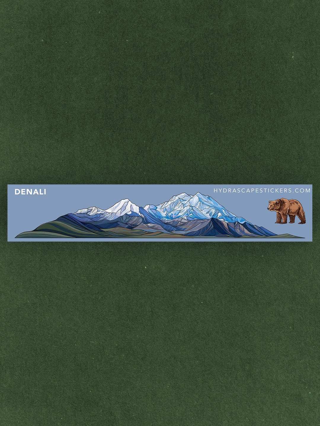 Denali National Park Miniscape Sticker - Etsy