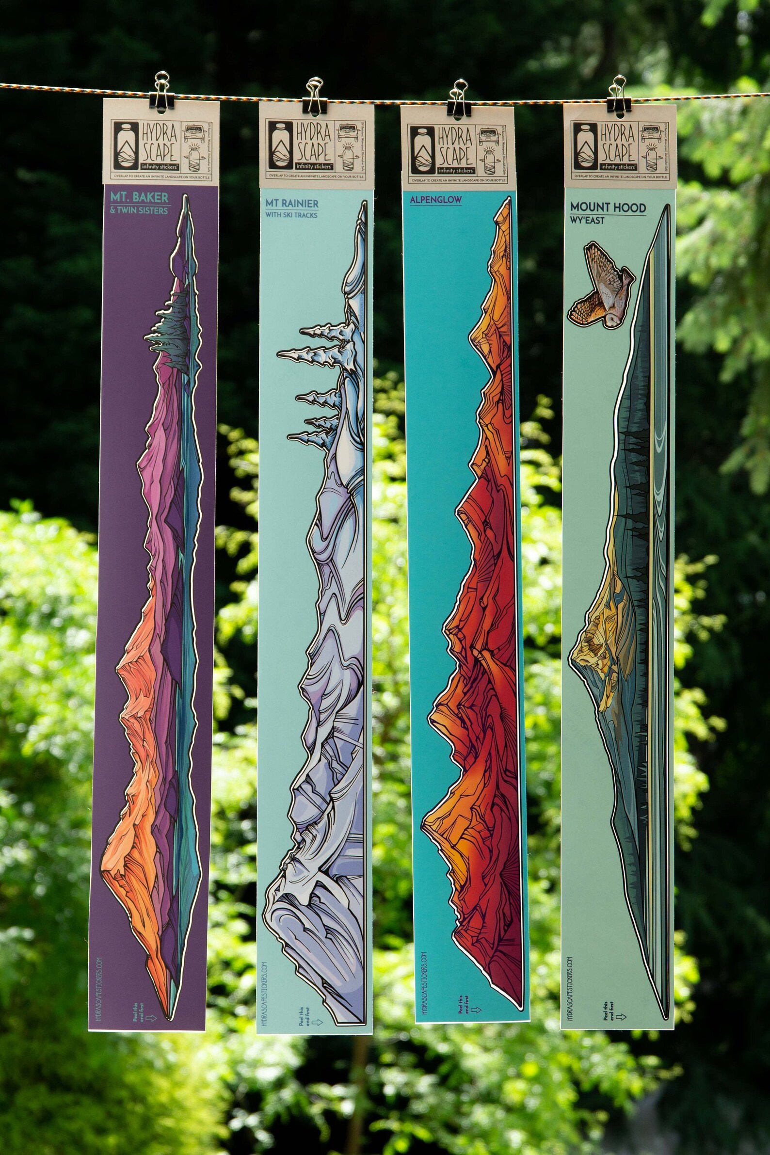 PNW Peaks Sticker Pack - Etsy