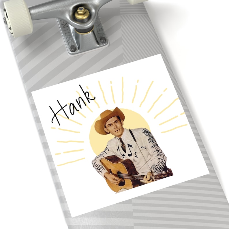 Hank Williams Sr. Square Stickers 4 Sizes - Etsy