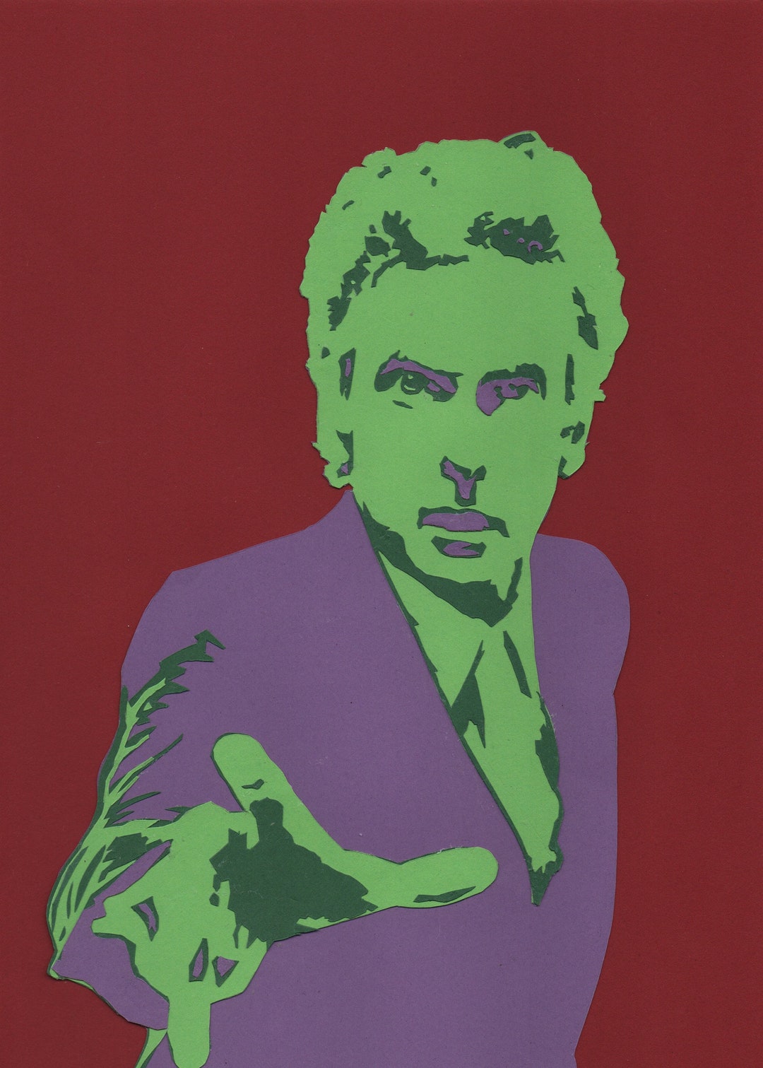 Doctor 13 Peter Capaldi by Jo Rockley, Original Scalpel Cut Layered ...