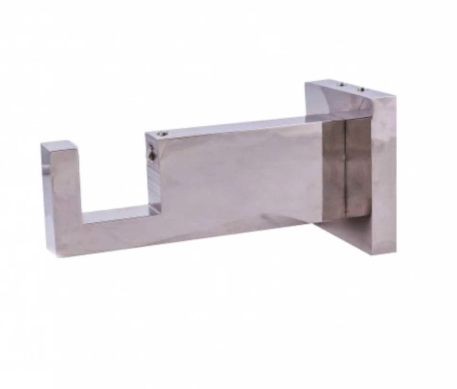 Lucite Curtain Rod CUSTOM CUT Brass Gold Curtain Rectangle Acrylic ...