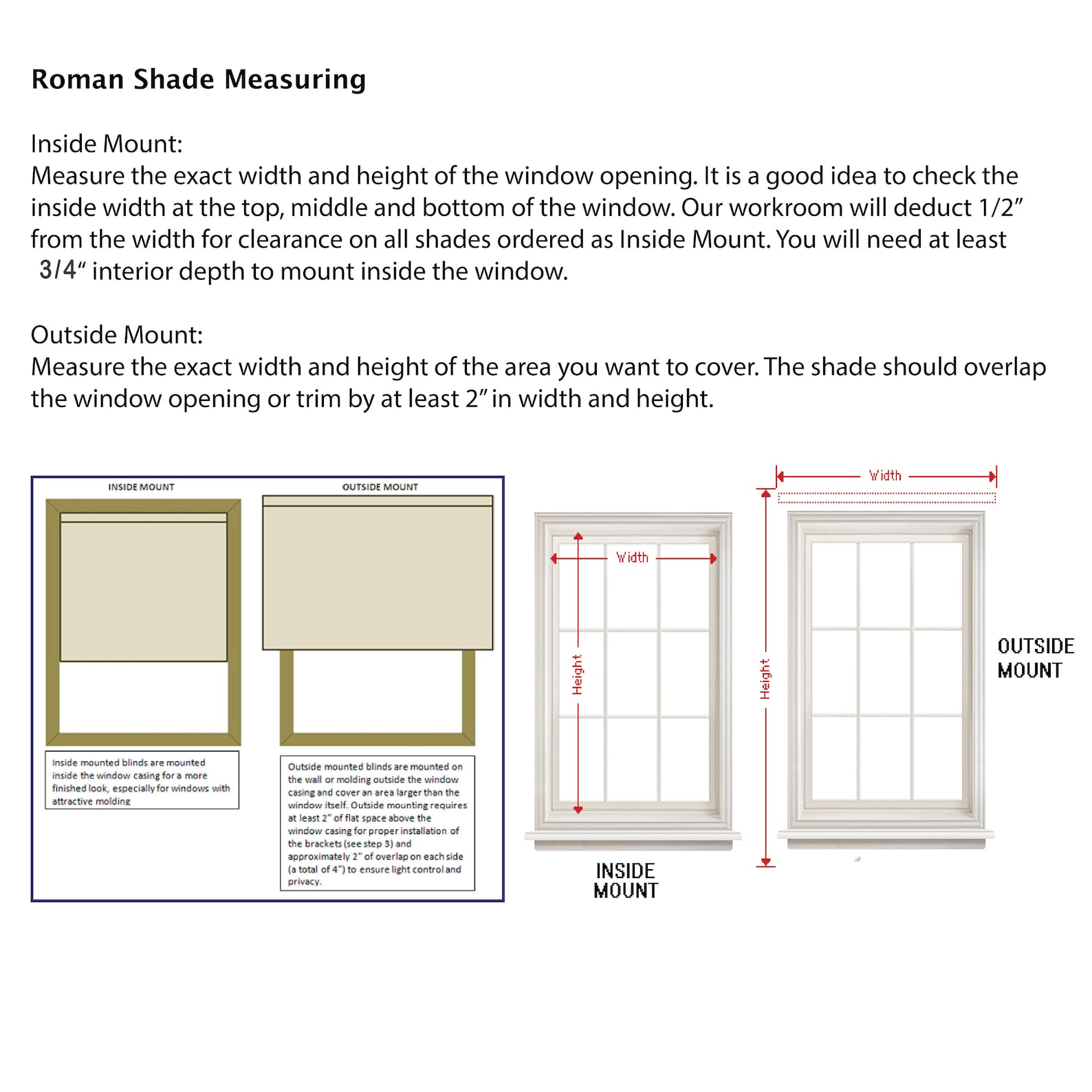 Modern Farmhouse Roman Shades CUSTOM Size Gray Stripe Roman Shades ...