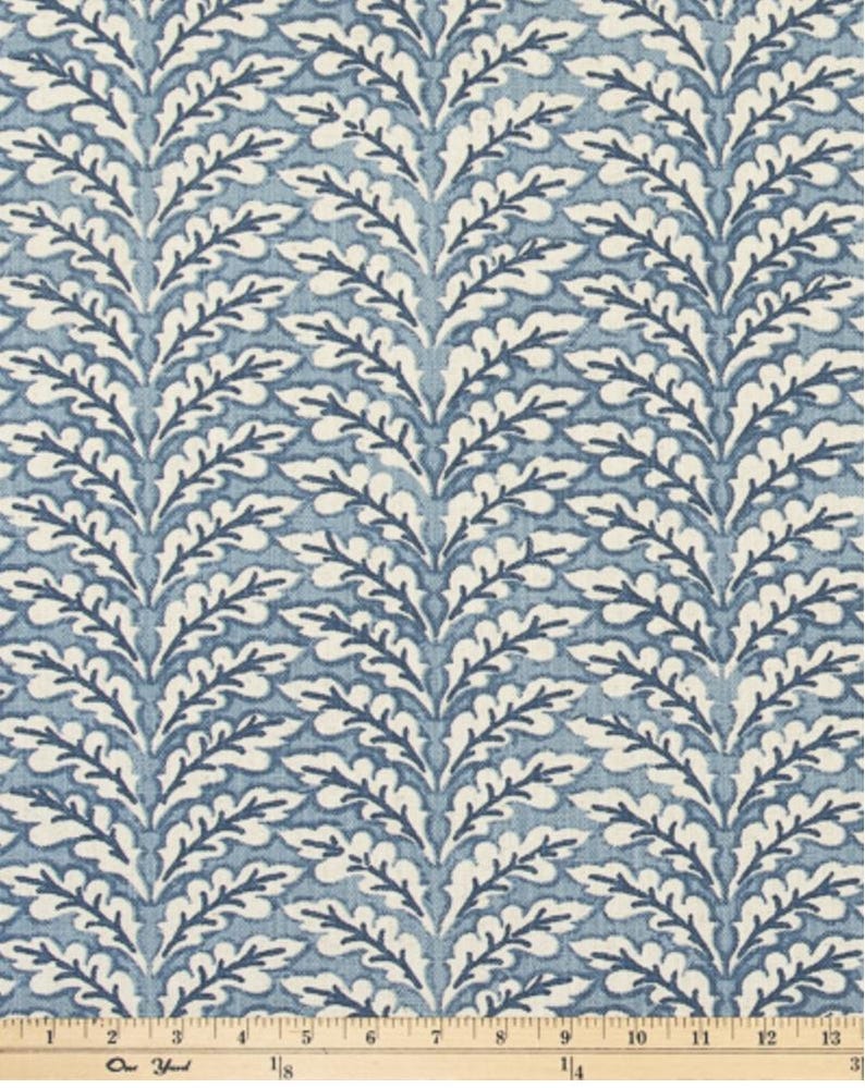 Pretty Navy Roman Shade Navy Blue Vine Fabric Roman Shade Floral Block ...