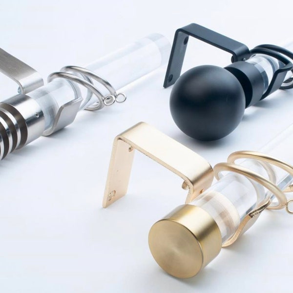 Acrylic Curtain Rod - Etsy