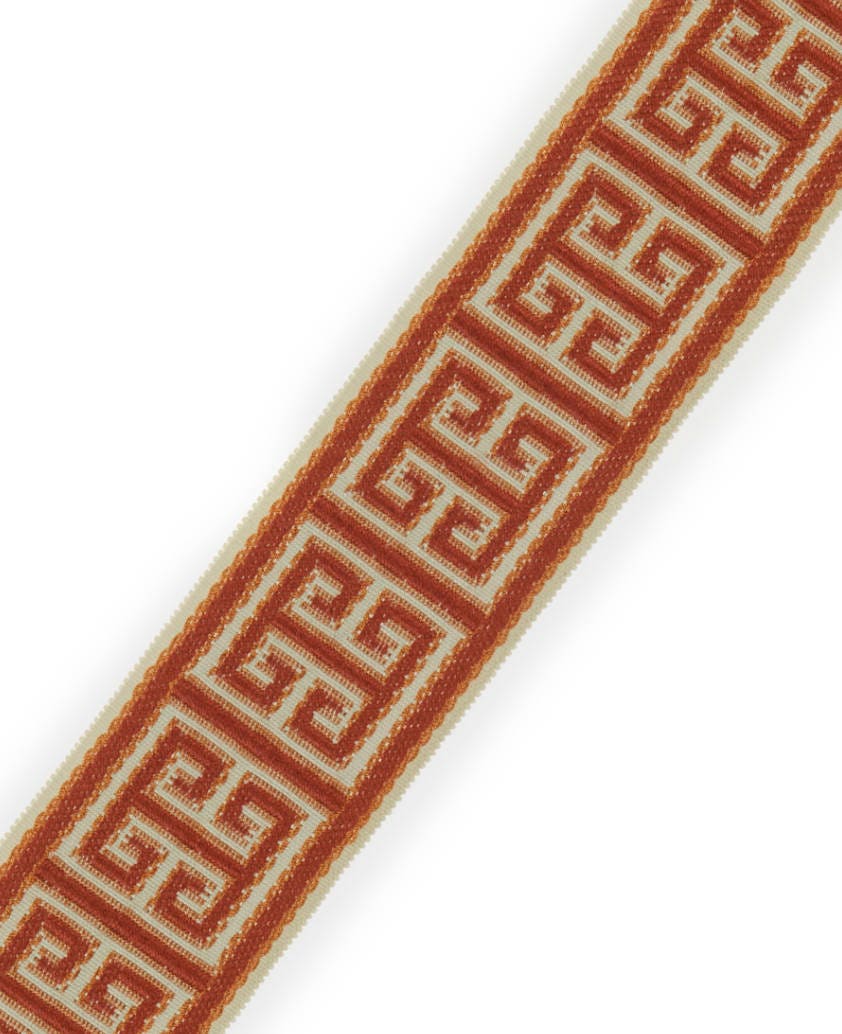 Greek Key Curtains With Trim Nursery Curtains Navy Trim - Etsy